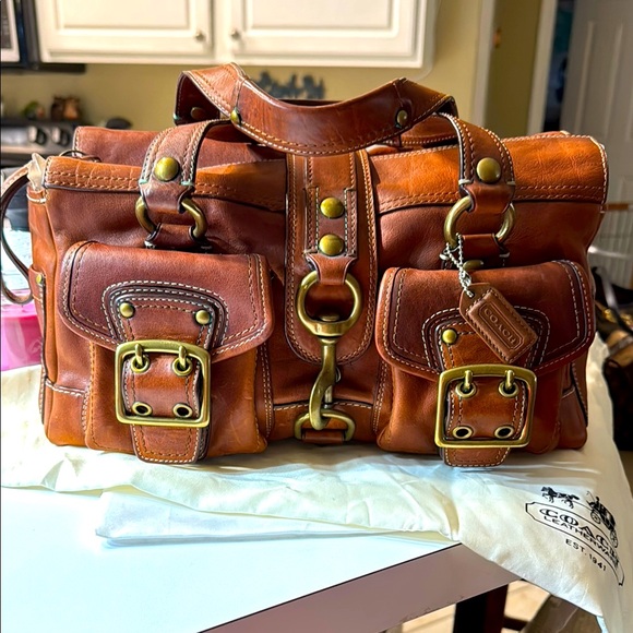 Coach | Bags | Coach Legacy Whiskey Leather Satchel | Poshmark